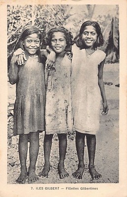 KIRIBATI Gilbert Islands - Gilbertine Girls - Publ. F. Chapeau | eBay