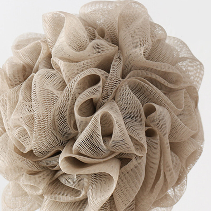 1X Sponge Mesh Ball Peeling Body Puff Soft Bath Shower Wash Scrunchie ...