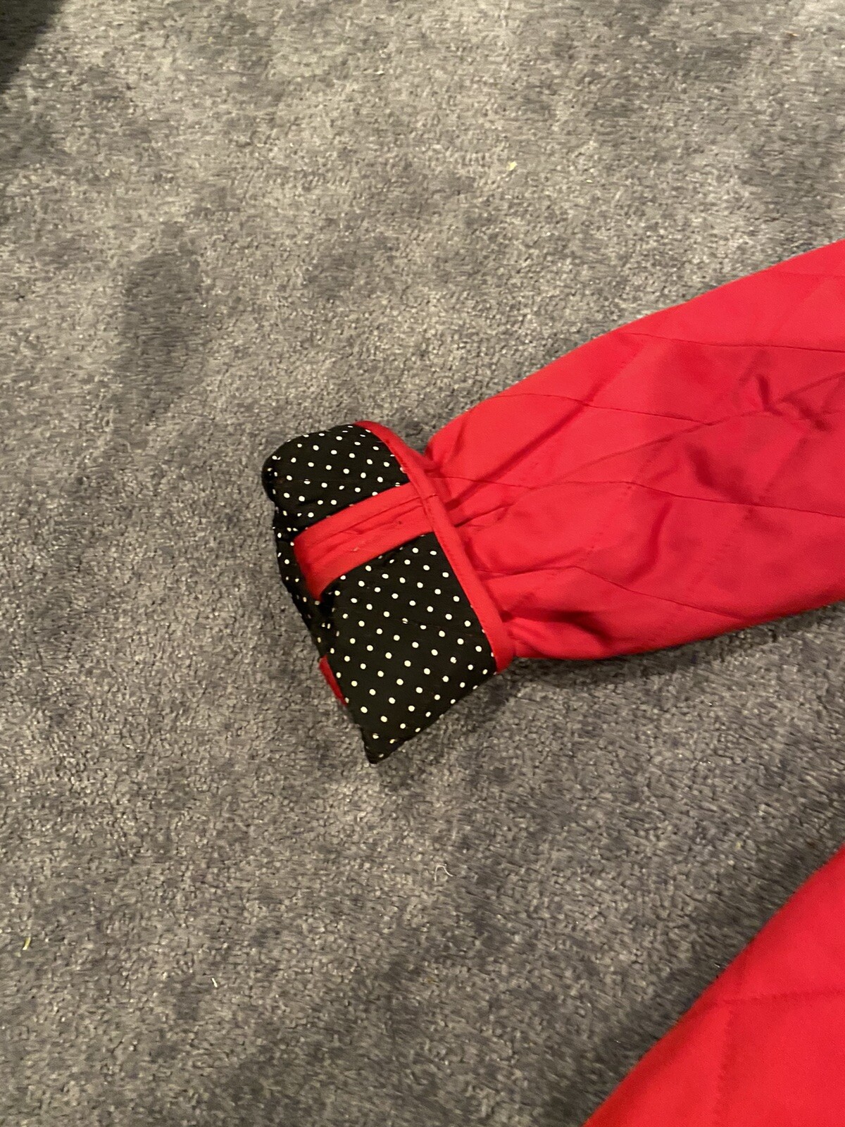 (1) Trendy Bright Red Saks Fifth Avenue Barn Jacket W… - Gem