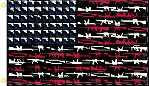 3X5 USA GUNS RIFLES AR15 M4 MACHINE GUN PATRIOTIC FLAG BANNER 100D | eBay