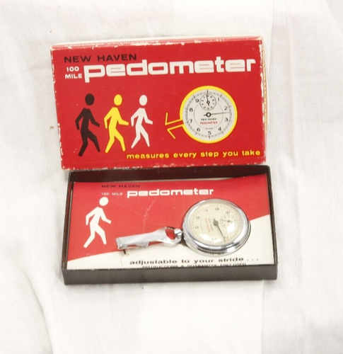 VINTAGE! New Haven, 100 mile Pedometer, model 230, made is USA | eBay