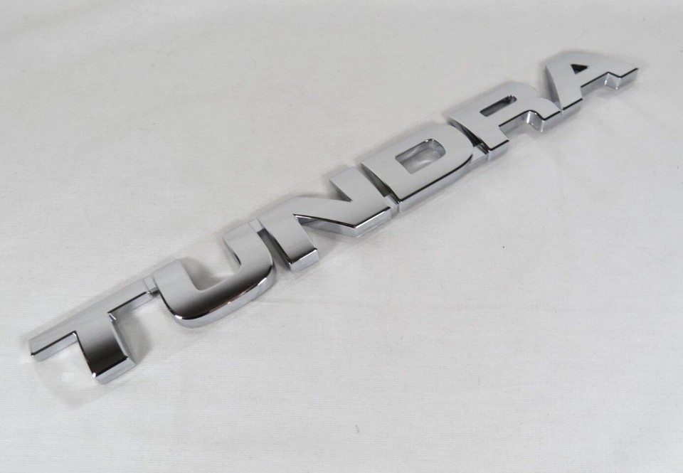 07-13 Toyota Tundra Emblem Door/Tailgate Chrome Badge Nameplate Sign ...