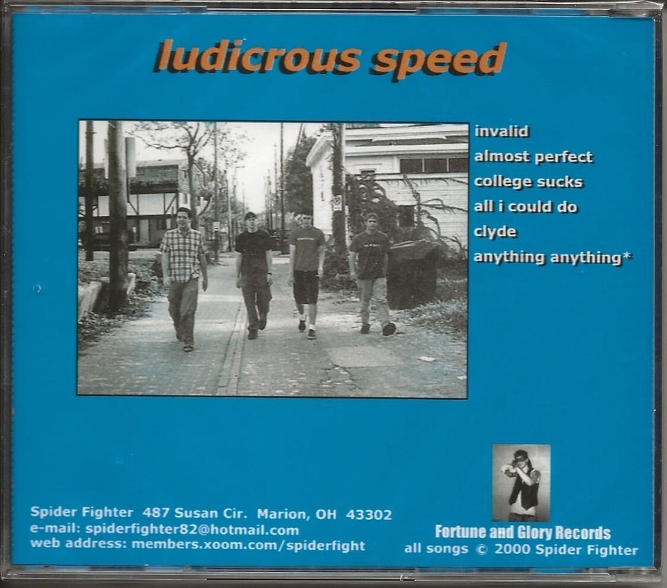 Spider Fighter - Ludicrous Speed - Ohio Metal/ Punk CD- New & Sealed ...
