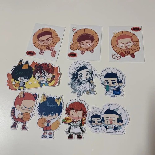 Slam Dunk Ku Woon's Unofficial Sticker Seo Tae-woong Kang Baek Ho Lee ...