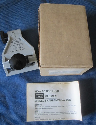 USA MADE VINTAGE CRAFTSMAN CHISEL & PLANE SHARPENER #9-6669 NEW IN BOX ...