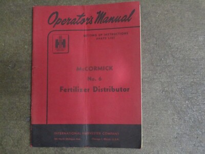 Manuals & Books - Fertilizer Spreader