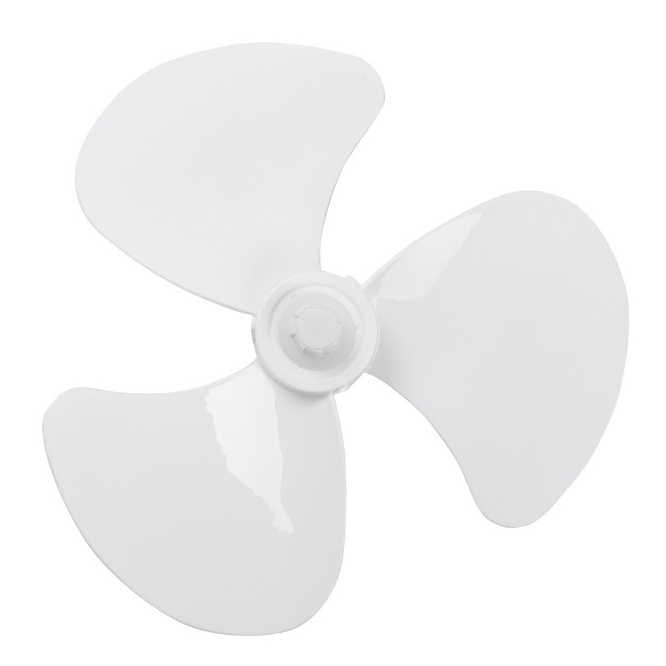 Plastic Fan Blade 12/16 inch with Nut Cover Replacement Table Fanner ...