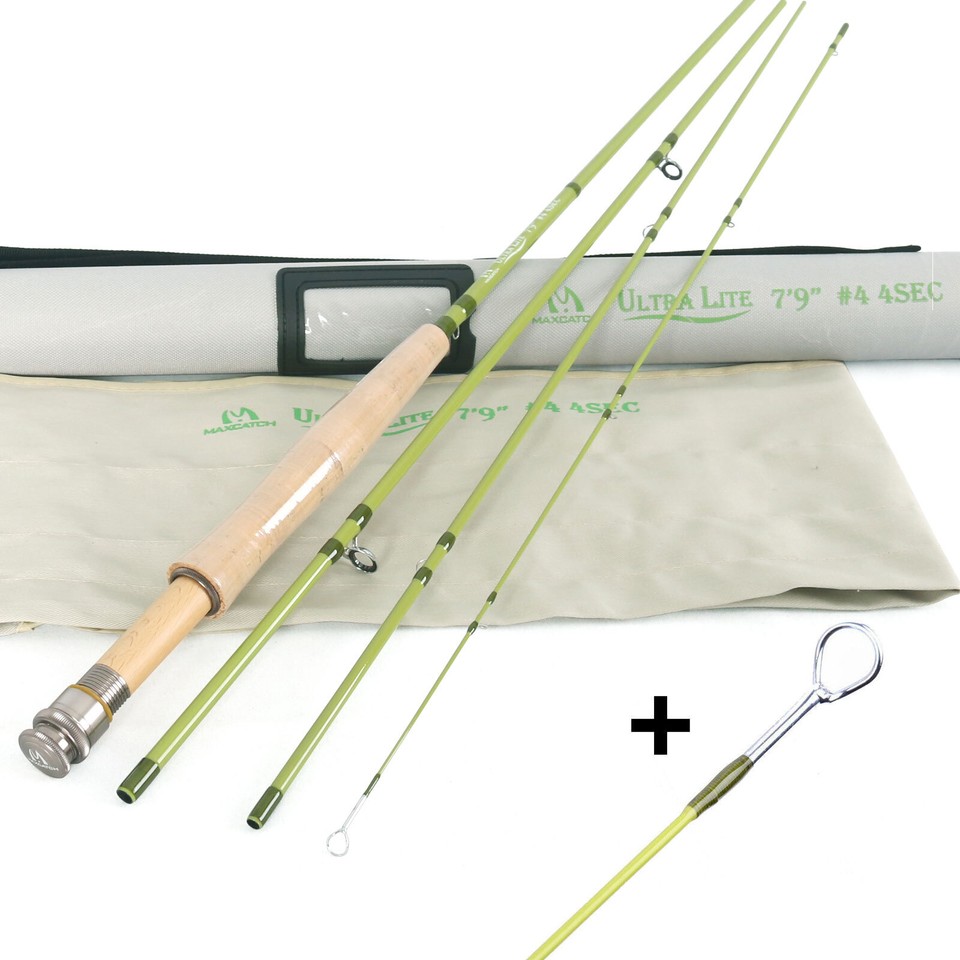 Maxcatch 1/2/3 Weight Ultra-Lite Fly Rod for Stream River Panfish/Trout ...