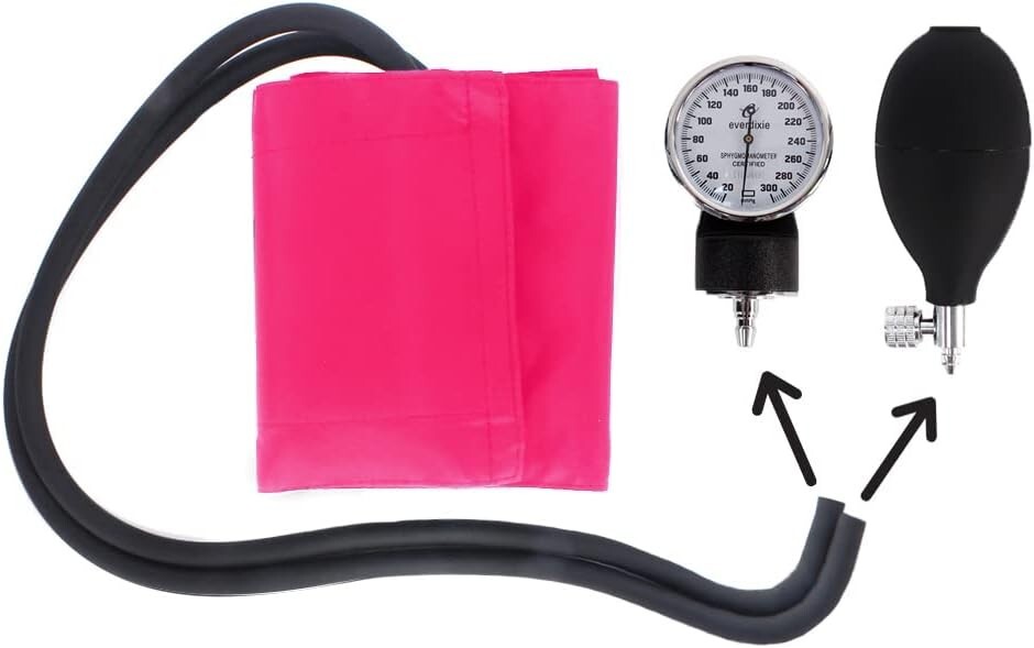 Aneroid Sphygmomanometer Stethoscope Set with Adult Size Blood Pressure ...