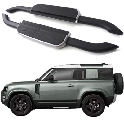 Running Boards Side Steps Pedals Nerf Bar fits for LR Defender 2020 21 ...