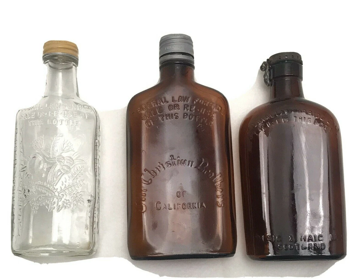 Old Whiskey Flasks