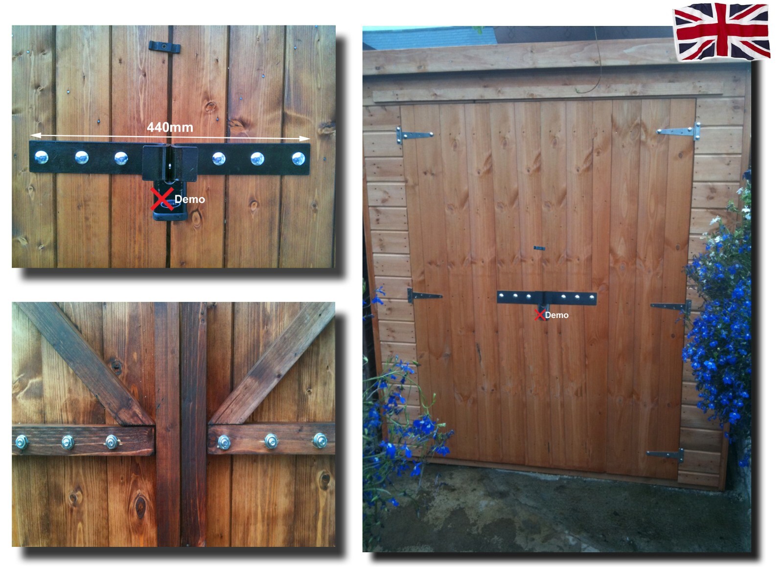 Shed Hasp and staple lock with padlock protection, PLUS combination ...