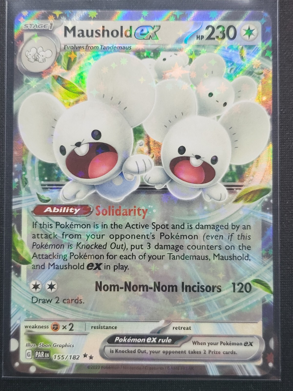 Maushold ex 155/182 (Double Rare) Paradox Rift Near Mint Pokemon TCG | eBay