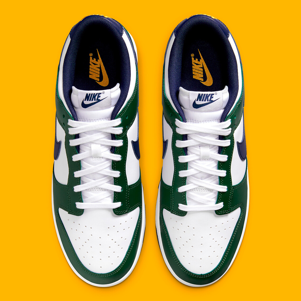 Nike Dunk Low Hulk Fir Green White Midnight Navy FV6911-300 sz 15 Men's ...