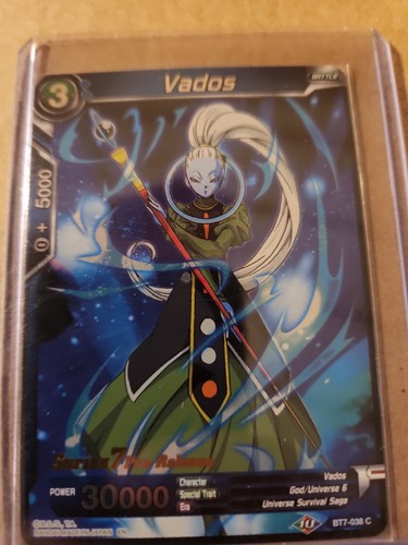 Dragon ball Super Card Series 7 Pre-Release Vados BT7-038 C Parallel ...