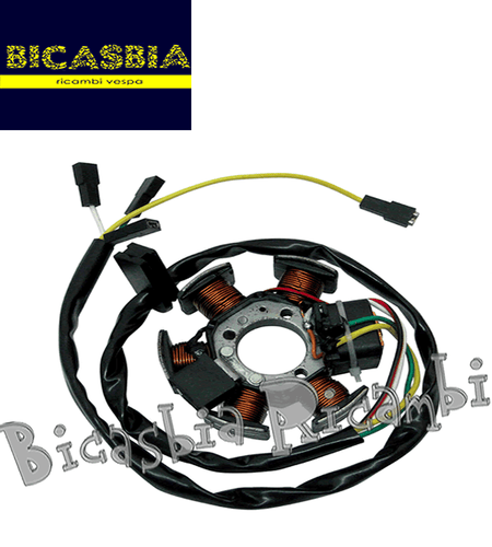 5931 - STATORE MAGNETE PER VOLANO AM6 50 BETA DERBI MALAGUTI RIEJU ...