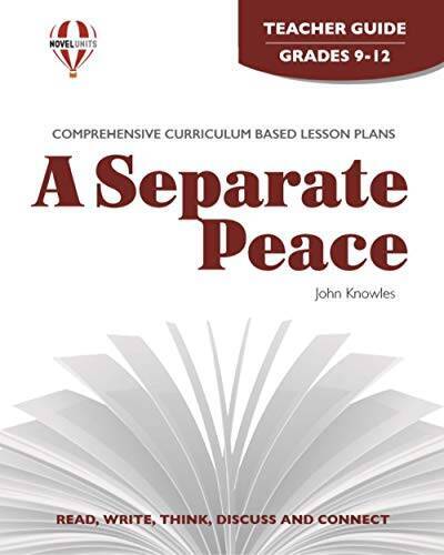 Separate Peace - Teacher Guide by Novel Units, Inc. - Paperback - GOOD ...