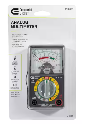 Commercial Electric Analog Multimeter #M1015C | eBay