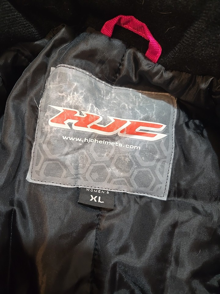 Women's XL HJC Pink Snowmobile Ski Jacket Coat Full Zip | eBay