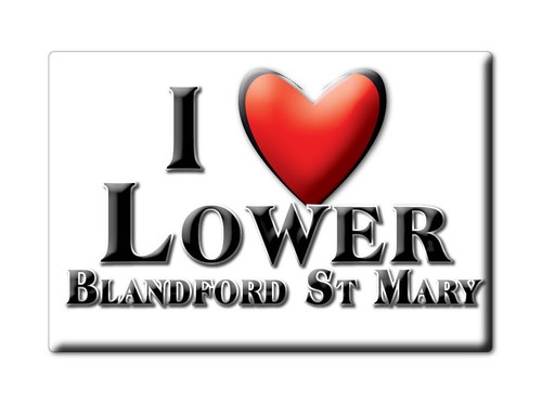 Lower Blandford St Mary, Dorset, England - Fridge Magnet I Love ...