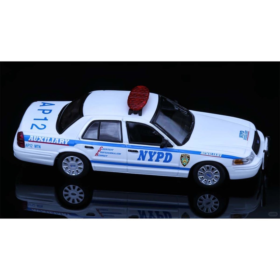 Rollin 1:64 CV NYPD AUX Police Patrol Car Model Diecast Metal Car | eBay
