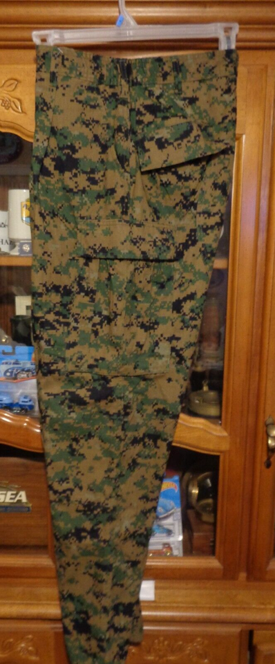 USMC MARPAT Trouser Combat Pant WOODLAND MEDIUM REGULAR NEW WITH OUT ...