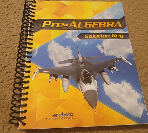 Abeka Book Pre-Algebra Text Solution Key Spiral Bound 8th Grade | eBay