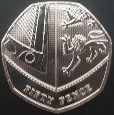 Royal Mint "Royal Shield" 50 Pence Coin 2019 Unc | eBay UK