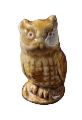 VTG ENGLAND WADE MINIATURES Owl GLAZED FIGURE Small Mini | eBay