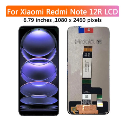 For Xiaomi Redmi Note 12R 23076RA4BC LCD Display Touch Screen Panel ...