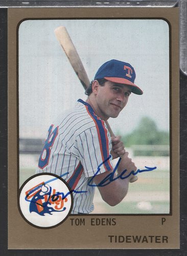 Tom Edens Tides Autographed 1988 ProCards #1581 w/COA 021224NPCD501 | eBay