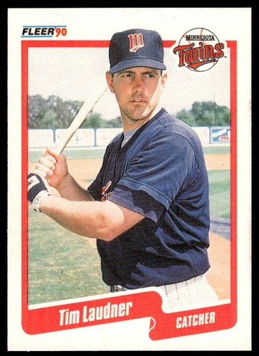 1990 Fleer Baseball Card Tim Laudner Minnesota Twins #380 | eBay