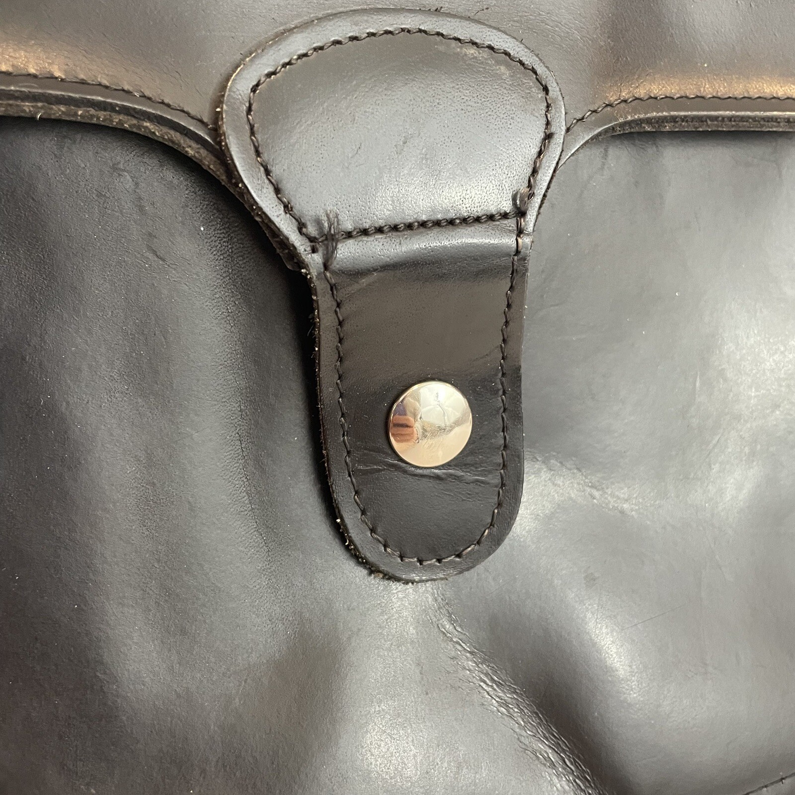 Vtg 60s Bucheimer Leather Gun Bag Black Holster & Cartridge Purse ...