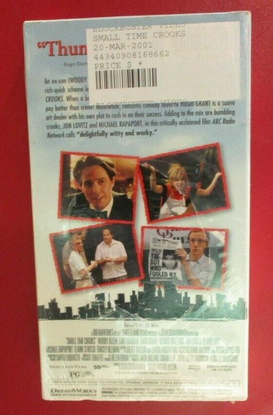 Small time Crooks (VHS 2000) | eBay