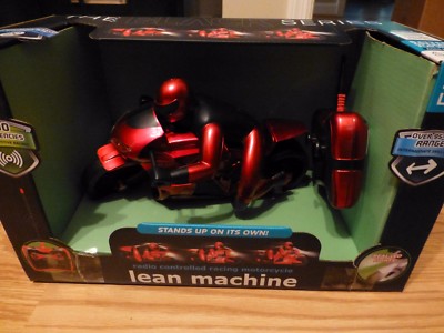 The Black Series Radio Controlled Racing Motorcycle Lean Machine - Red ...