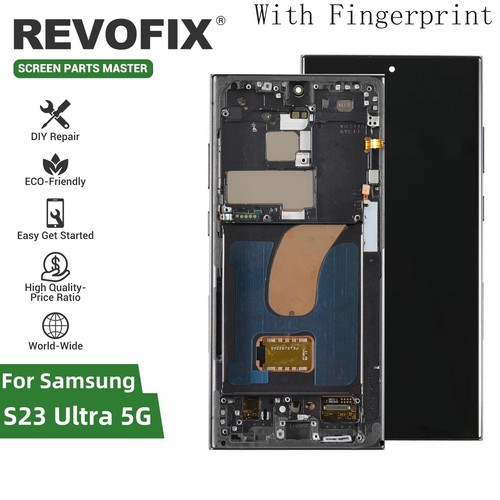 OLED For Samsung S23 Ultra 5G Top Quality Screen Replacement S918 Touch ...