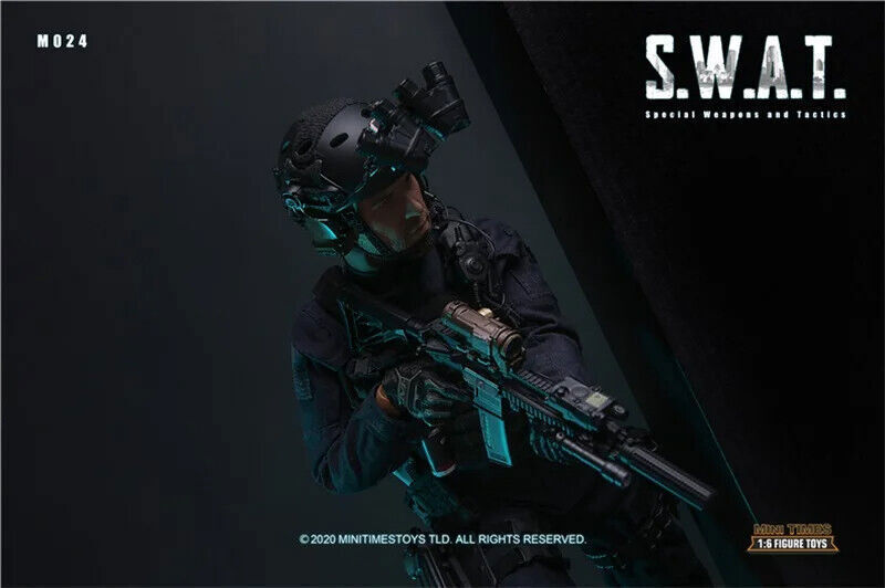 Mini Times Toys M024 1/6 US SWAT 2.0 LAPD Male Soldier 12'' Action ...