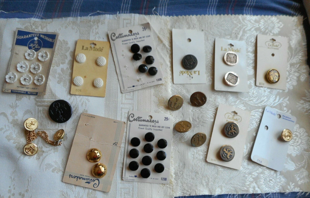 The Finest Vintage Metal Buttons