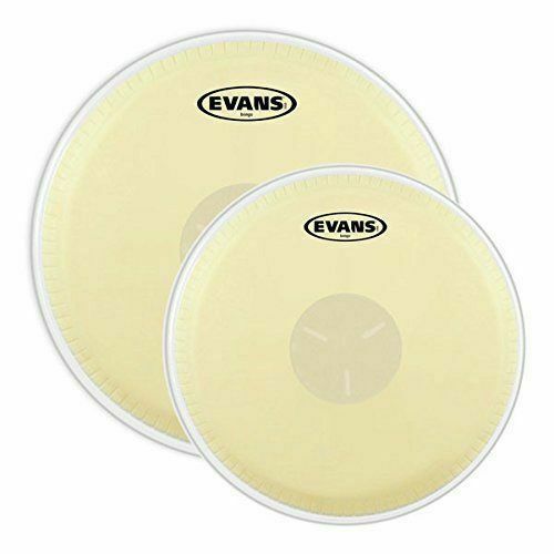 Evans Tri Center Bongo Heads 7 1/4 & 8 5/8" for sale online | eBay UK