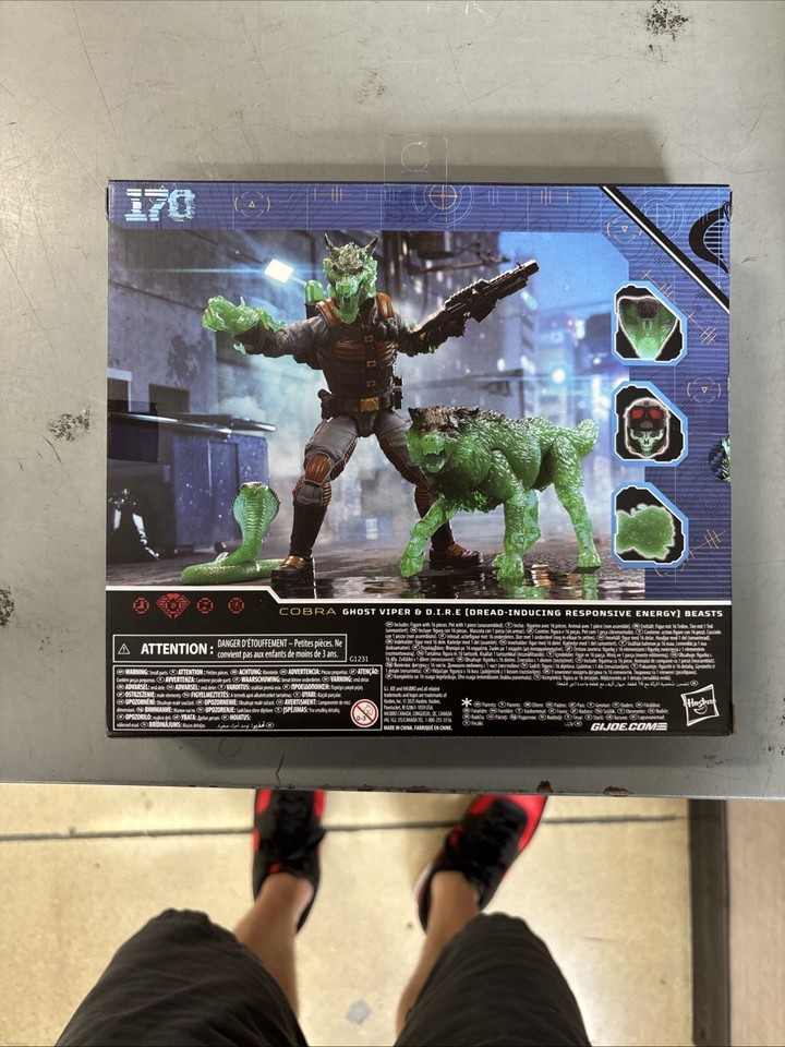 GI Joe 🇺🇸Classified 170 Cobra Ghost Viper & DIRE Beasts IN HAND D.I.R.E ...