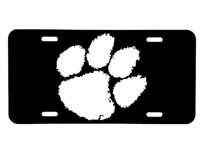 Clemson Tigers Laser Engraved Front License Plate | Universal Fitment ...