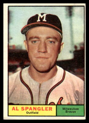 1961 Topps Al Spangler #73 Milwaukee Braves Baseball Card | eBay