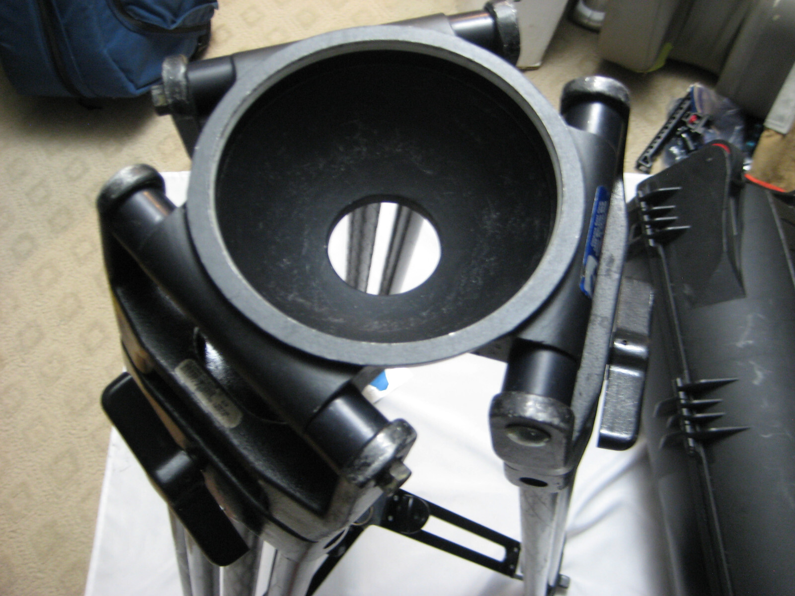 Schulz Carbon 150mm/Mitchell Bowl Tripod / Mid Spreaders /Threaded Ball ...