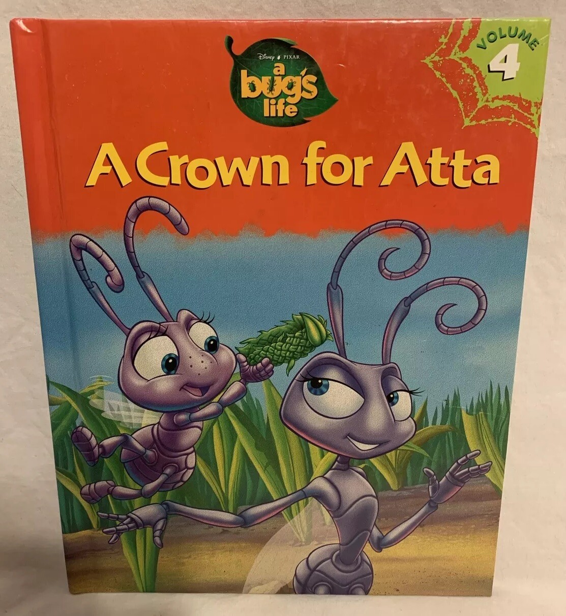 Disney Pixar A Bug's Life -A Crown for Atta -Volume 4 Hard Back Kids ...