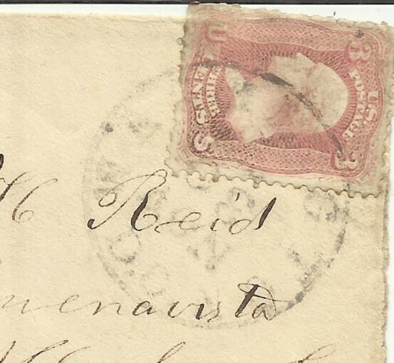 US CIVIL WAR PATRIOTIC-S.C.Rickards "Liberty,Flag & Shield" Sc#65 ...