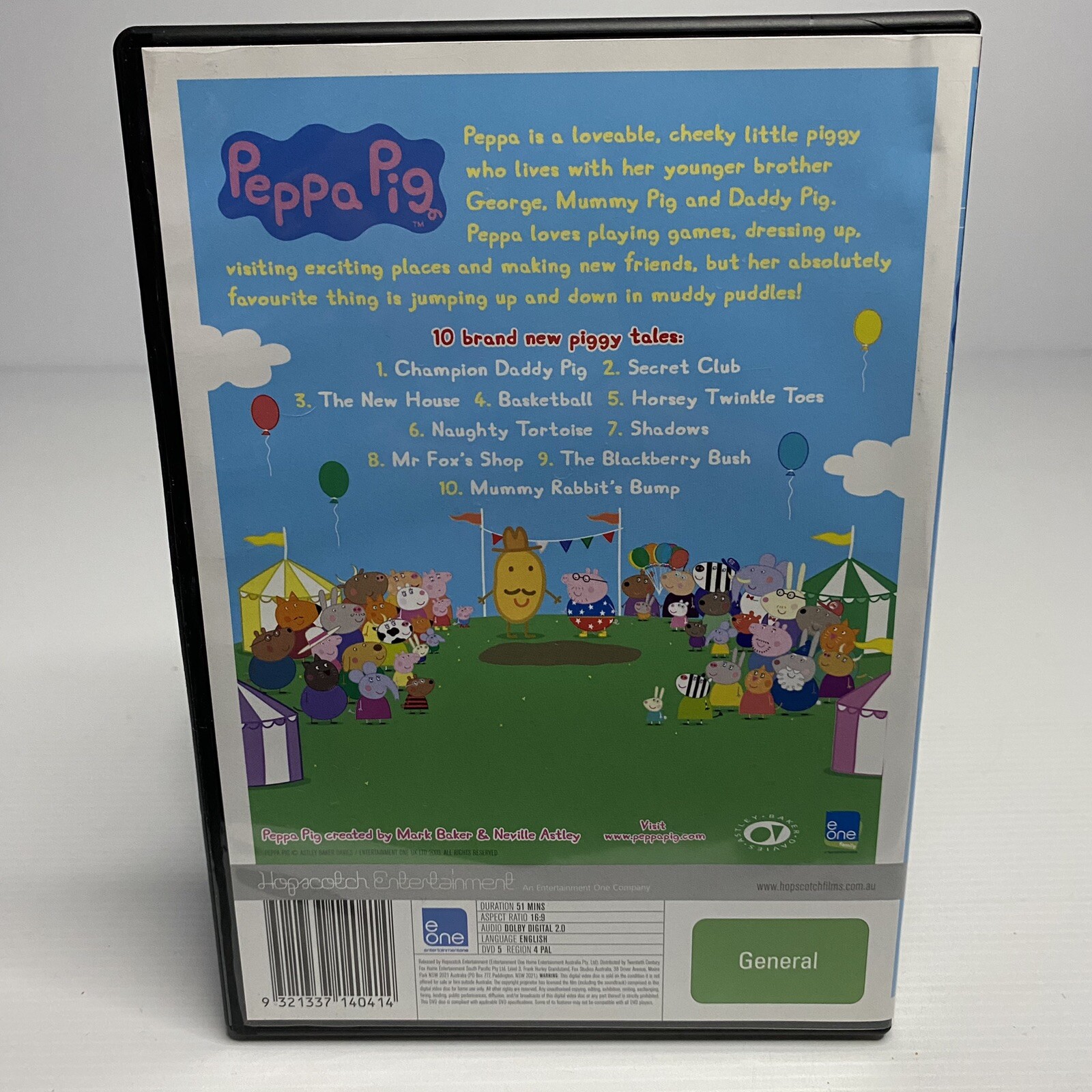 Peppa Pig - Champion Daddy Pig (DVD, 2011) Region 4 VGC 10x Piggy Tales ...