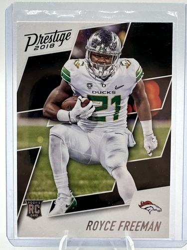 2018 Prestige Royce Freeman RC Denver Broncos #222 | eBay