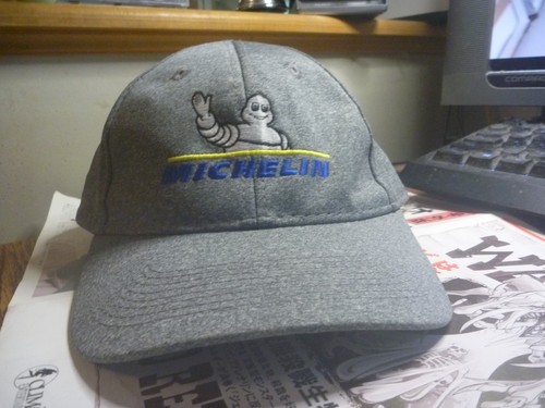 Vintage Grey Michelin Tires Michelin Man Baseball Cap Hat Adjustable ...