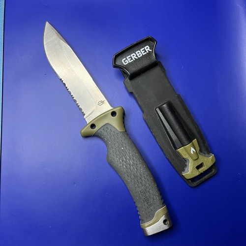 Gerber Ultimate Survival Fixed Blade Knife With Sheath | eBay