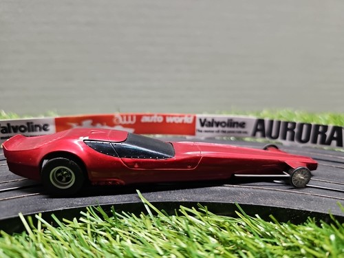 Vintage 1970's Aurora AFX Aztec Red Dragster HO Slot Car Untested | eBay